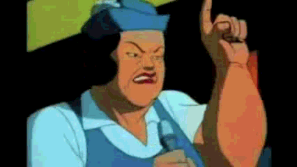 GIF clayface disagrees - animated GIF on GIFER