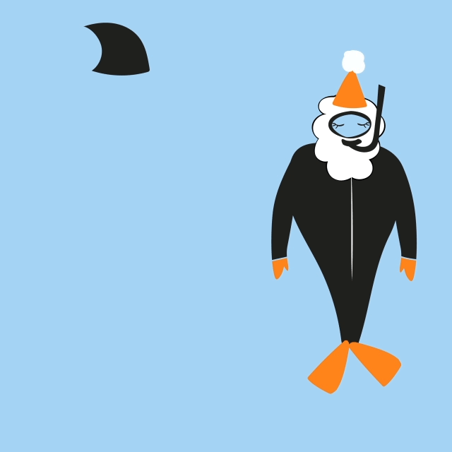 GIF under water diver snorkel - animated GIF on GIFER