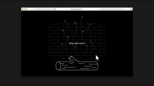 Fire yule log yule log 2 GIF - Find on GIFER