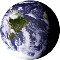 Rotating Earth On Axis Gif