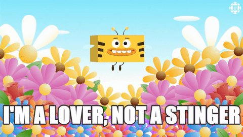 GIF bee sting kids cbc - animated GIF on GIFER