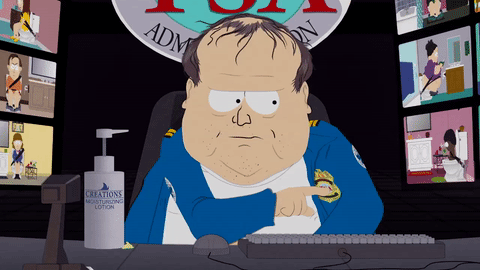 Pointing lotion tsa GIF - Find on GIFER