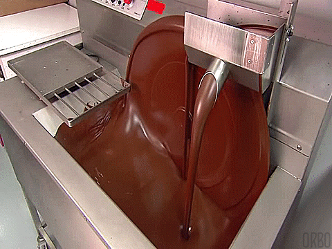 Machine satisfying chocolate GIF - Find on GIFER