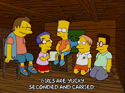 Bart simpson friends episode 14 GIF - Find on GIFER