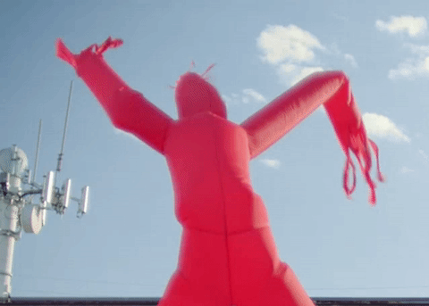 Air dancer video musical videoclip GIF - Encontrar en GIFER
