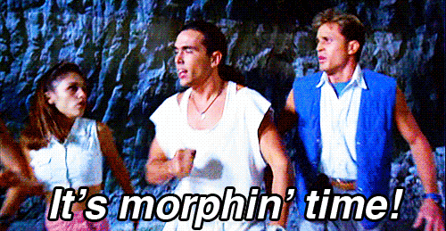 Power rangers morphin time jason david frank GIF - Find on GIFER