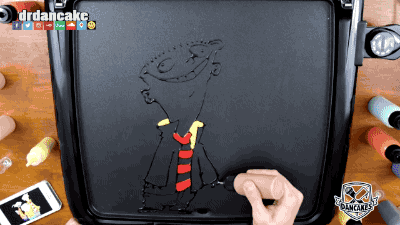GIF art cartoon pancakes - animated GIF on GIFER - by Tygozil