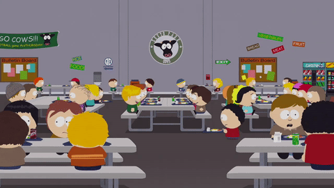 Students walking cafeteria GIF - Find on GIFER