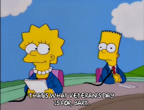 GIF jealous bart simpson lisa simpson - animated GIF on GIFER