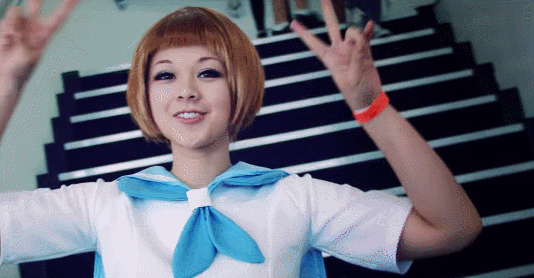 Mako mankanshoku GIF - Find on GIFER