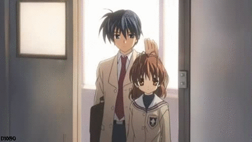 Nagisa And Tomoya Gif Gif Clannad Pesquisa Google