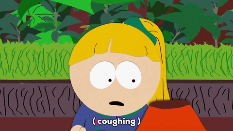 Coughing wondering concern GIF - Find on GIFER