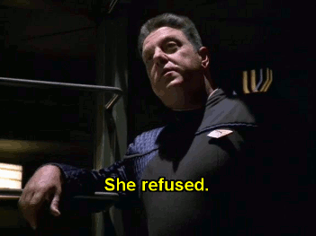 Star trek voyager janeway GIF - Find on GIFER