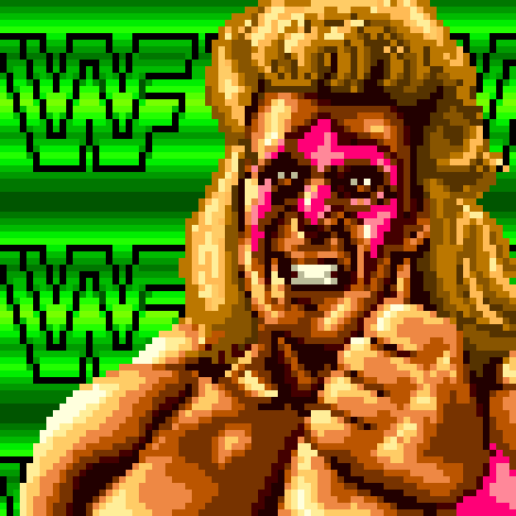 Ultimate Warrior Running Gif