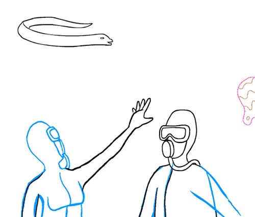 GIF animation fish 2d animation - animated GIF on GIFER