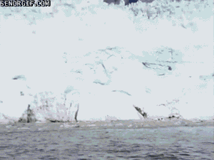 Collapse iceberg nature GIF - Find on GIFER