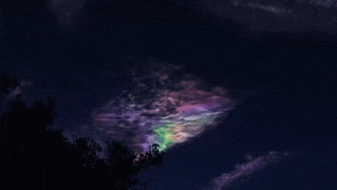Clouds rainbow GIF - Find on GIFER