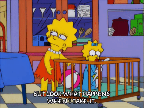 Lisa simpson episode 11 baby GIF - Find on GIFER