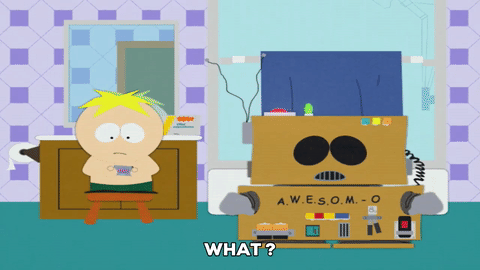 Robot eric cartman butters stotch GIF - Find on GIFER