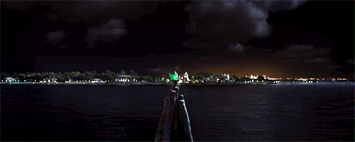 Gran Gatsby Luz Verde Gif