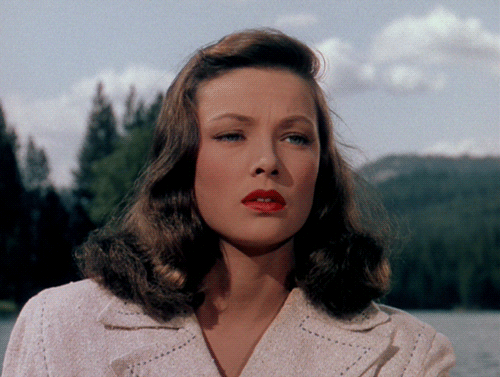 GIF gene tierney leave her to heaven glamour - animated GIF on GIFER