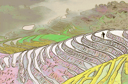 Animation china farmer GIF - Find on GIFER