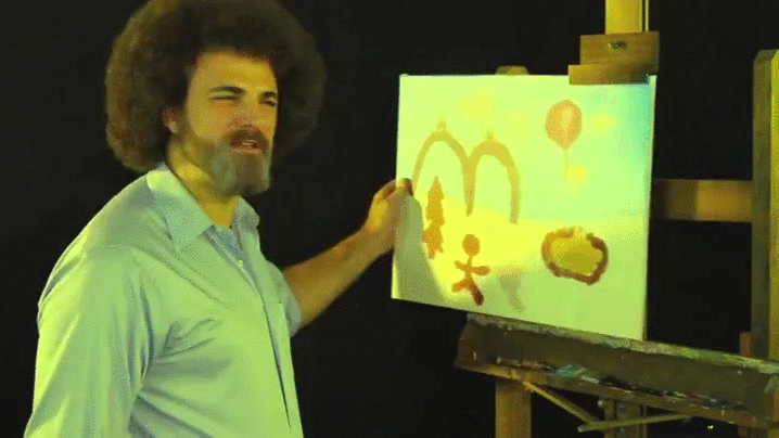 Bob ross fn GIF - Find on GIFER