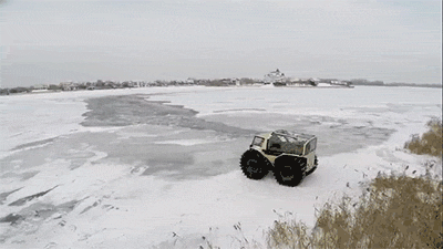 GIF trucks russia off road - animated GIF on GIFER