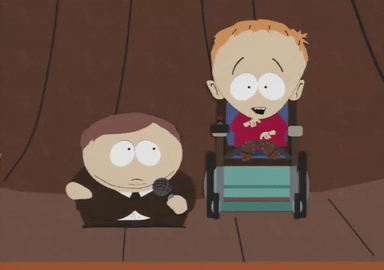 GIF helping eric cartman timmy burch - animated GIF on GIFER