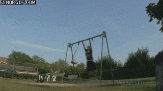 Fail home video swinging GIF - Find on GIFER