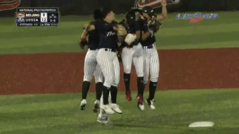 GIF usssa pride softball npf - animated GIF on GIFER