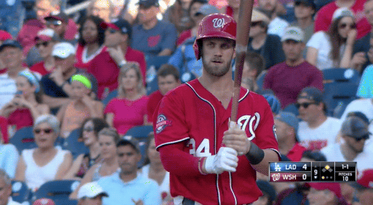 Washington nationals bryce haer kenley jansen GIF - Find on GIFER