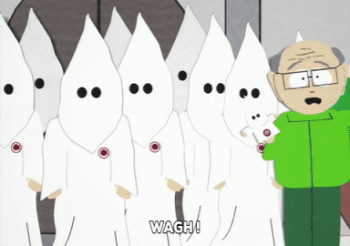 Klu klux klan excited screaming GIF - Find on GIFER