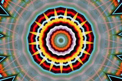 GIF mandala hypno seapunk - animated GIF on GIFER