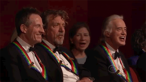 GIF led zeppelin kennedy center honors zeppy - animated GIF on GIFER