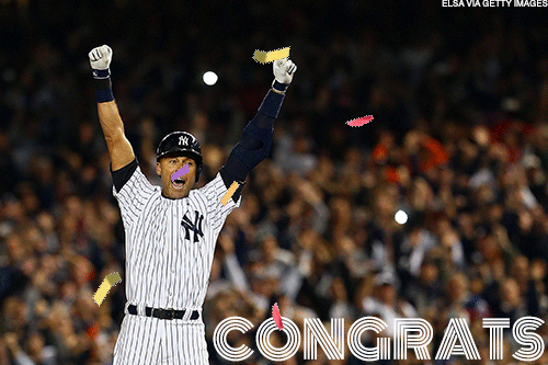 Derek Jeter Jump Throw Gif JeterWeek — Jeter's First Five MLB