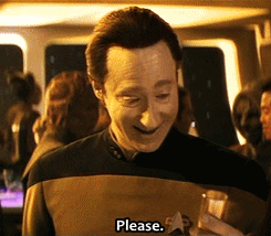 GIF star trek android data - animated GIF on GIFER