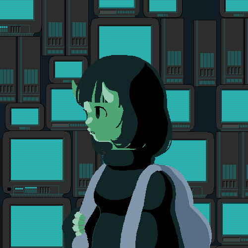Pixel art monster girl my art GIF - Find on GIFER