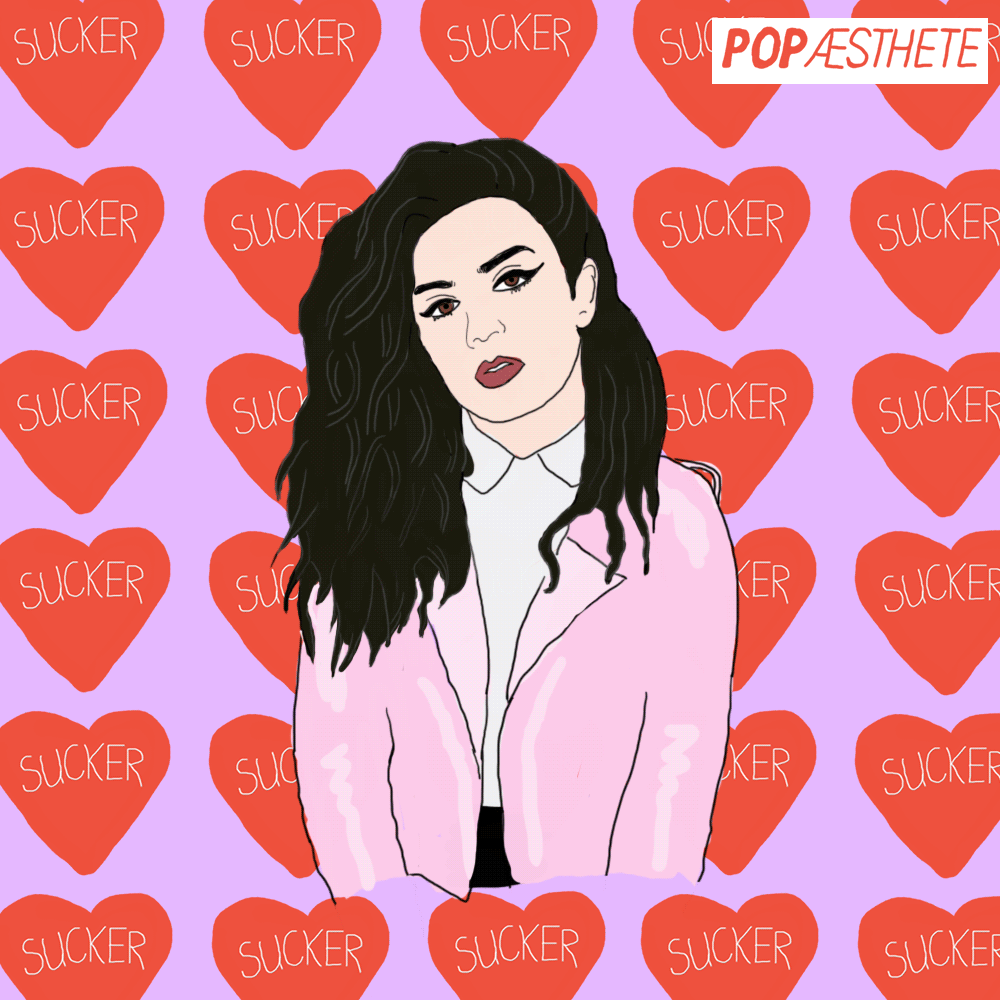 GIF sucker illustration charli xcx - animated GIF on GIFER