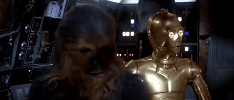 C3po star wars chewbacca GIF - Find on GIFER
