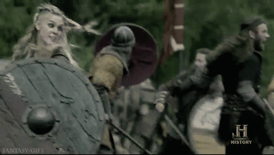 Vikings viking shieldmaiden GIF - Find on GIFER