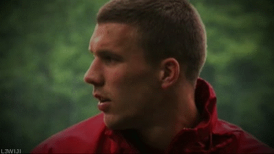 Bastian schweinsteiger robert lewandowski lukas podolski GIF - Find on ...
