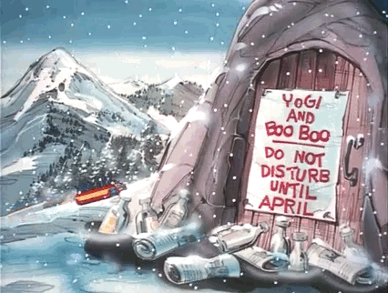 GIF hanna barbera yogis first christmas - animated GIF on GIFER