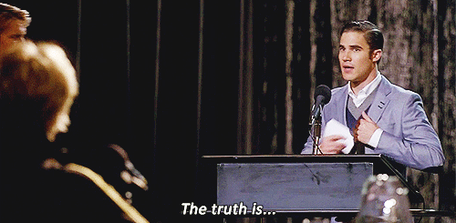 Glee blaine anderson glee au GIF - Find on GIFER