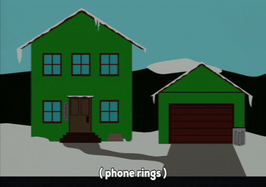 GIF house phone ringing - animated GIF on GIFER