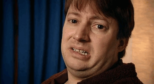 Reaction david mitchell mark corrigan GIF - Find on GIFER