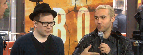 Today show fall out boy patrick stump GIF - Find on GIFER
