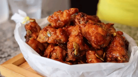 Gif De Pollo Frito Una Comida Especial Para Complacer A Mi Hija: Papas