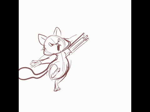 GIF cat guns arms - animated GIF on GIFER