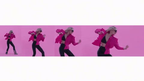 Dance dancing pink GIF - Find on GIFER